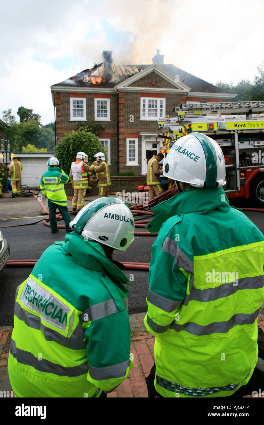 Kent fire rescue appliance firefighting hi-res stock photography and ...