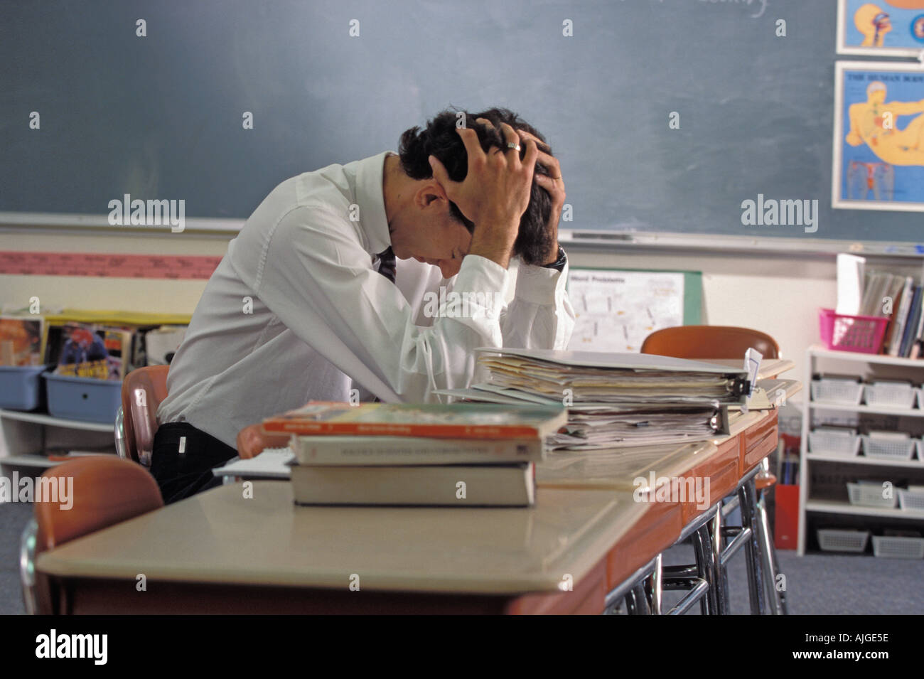 Stressed Preschool Teacher