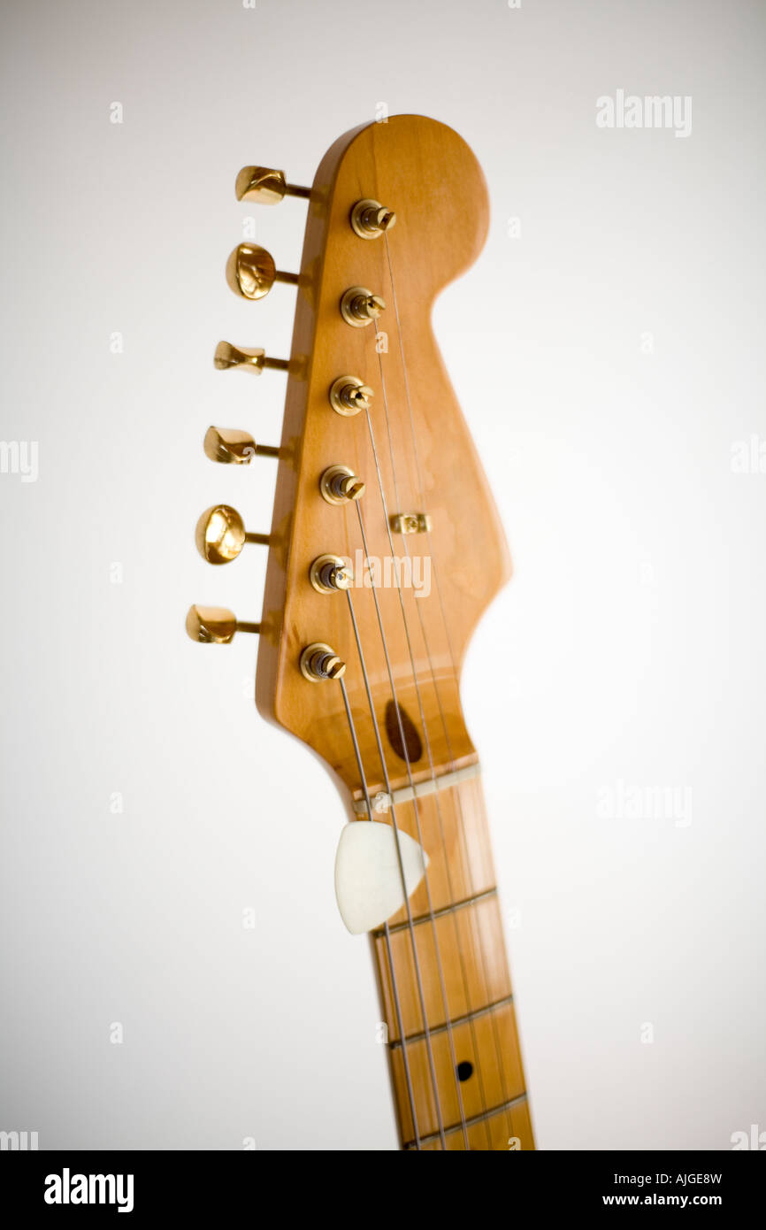 Head of guitar Stock Photo - Alamy