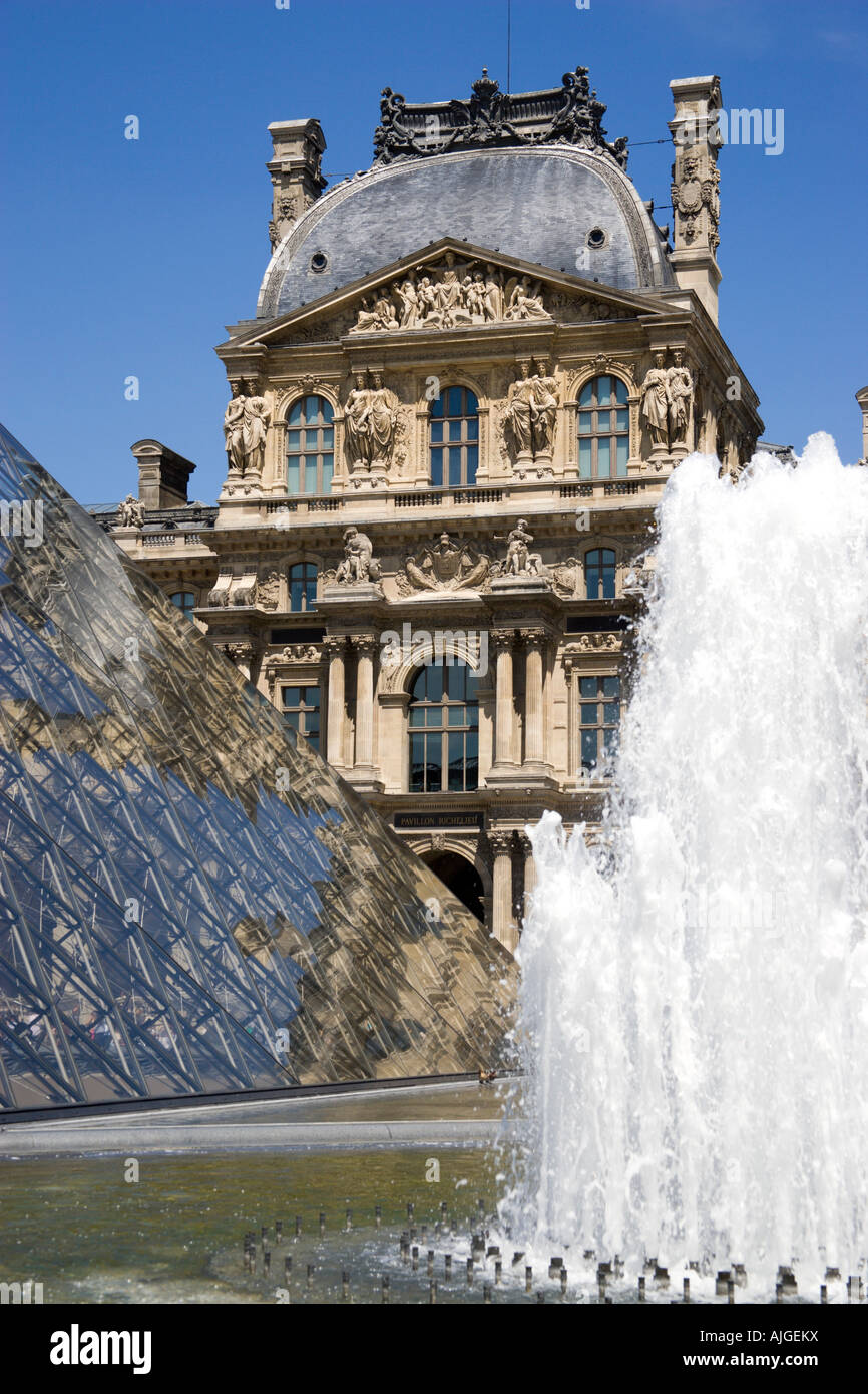 France Ile De France Paris Richelieu Wing Of Musee Du Louvre Museum Art ...
