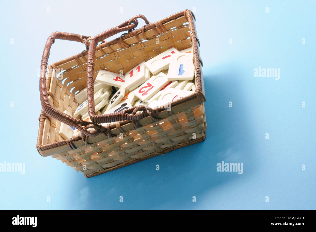 Number Pieces in Basket Stock Photo - Alamy