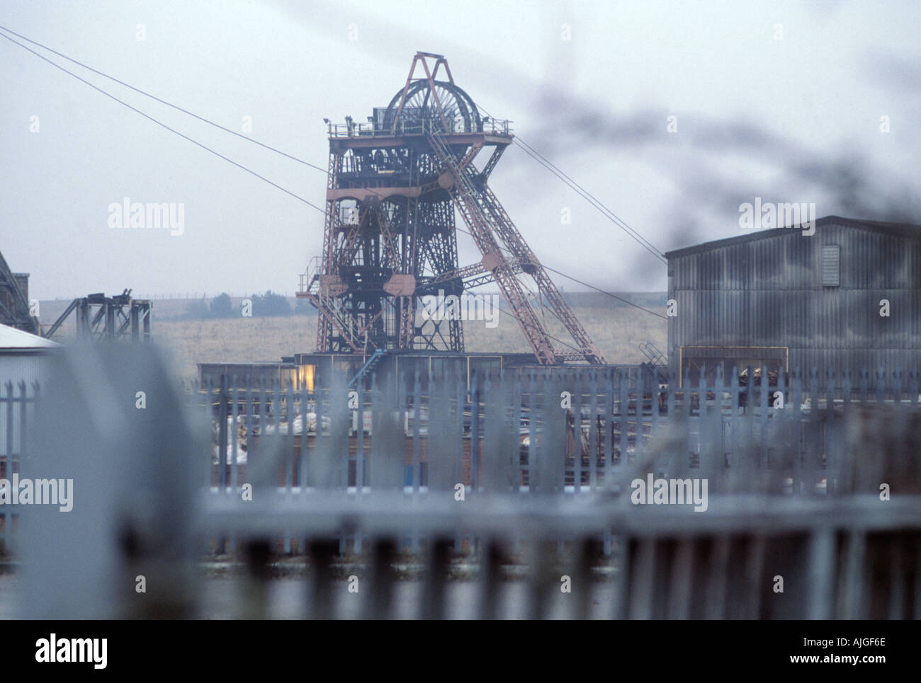 Annesley Bentinck Colliery near Kirkby in Ashfield in Nottinghamshire ...