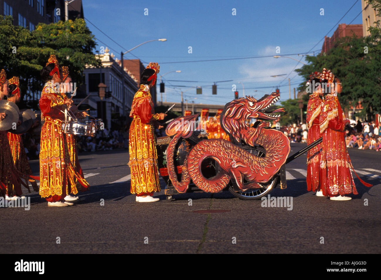 Chinese Women s Drill Team International District Parade Seattle ...
