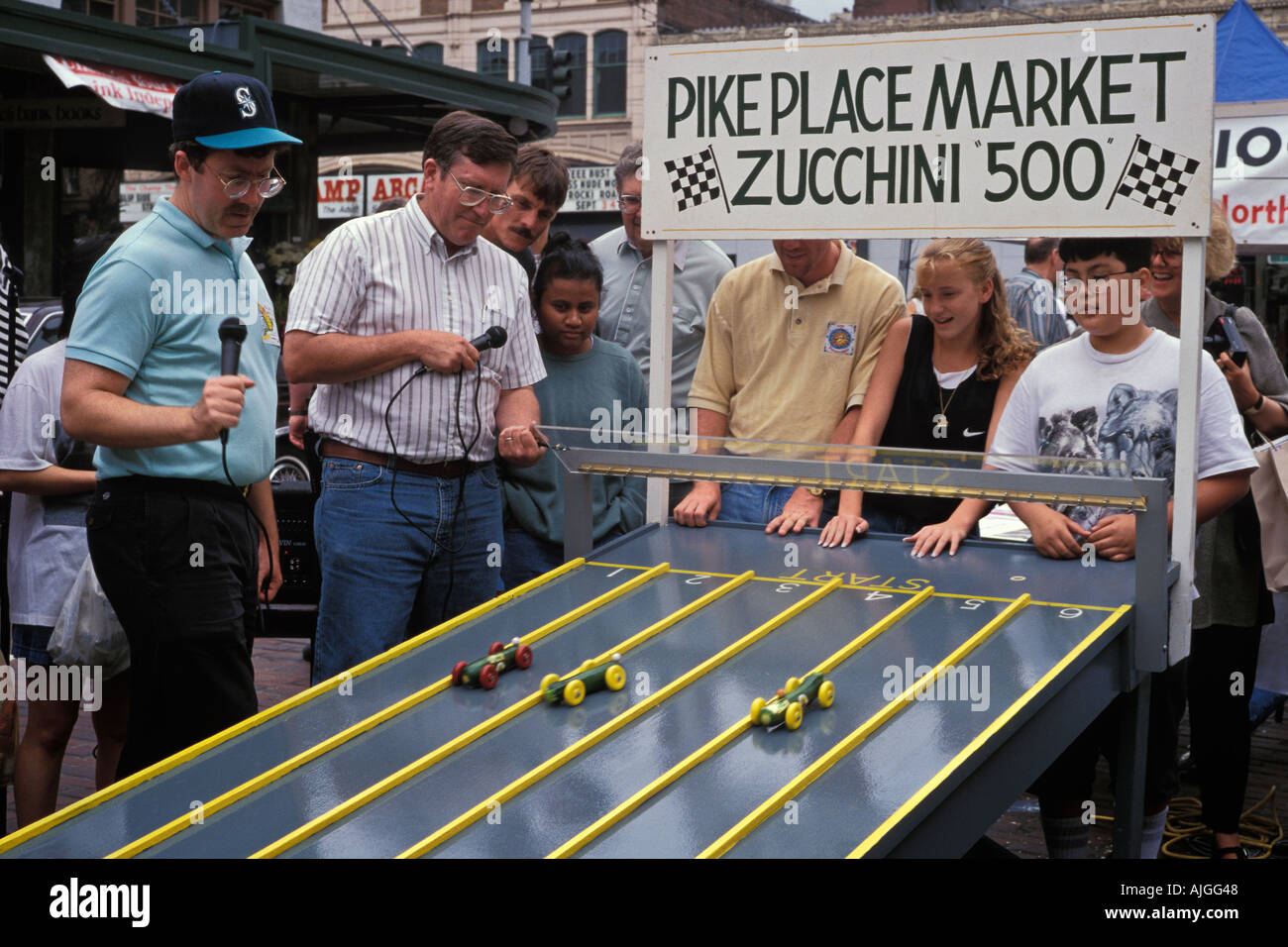 Zucchini 500 Race At Annual Pike Place Market Birthday Celebration ...