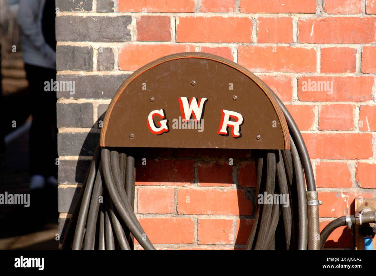 GWR sign on the west somerset railway Stock Photo - Alamy
