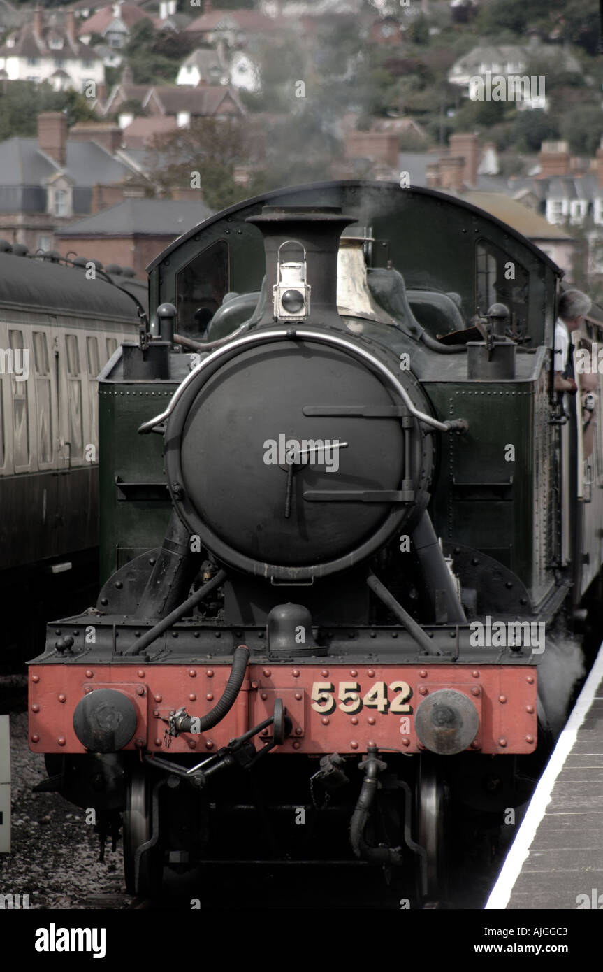 steam engine at minehead station on the west somerset railway Stock ...