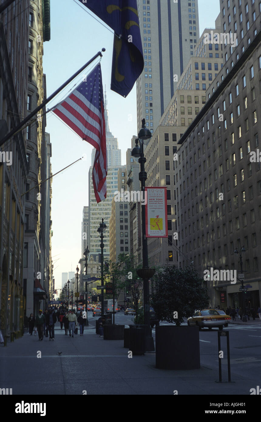 Street american flags stars and stripes hi-res stock photography and ...