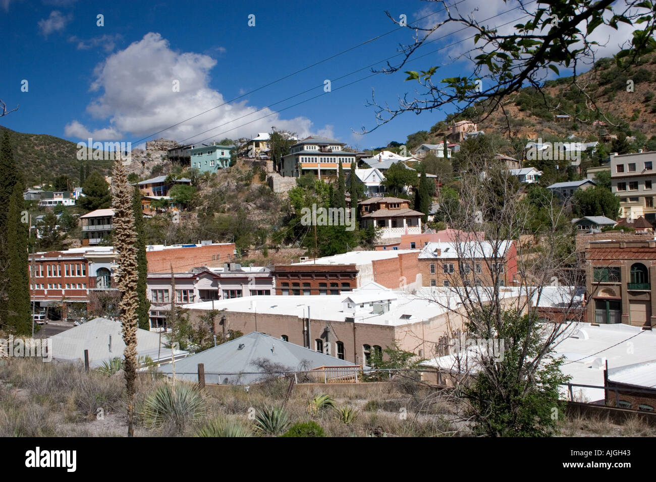 Overview of Bisbee Arizona Stock Photo - Alamy