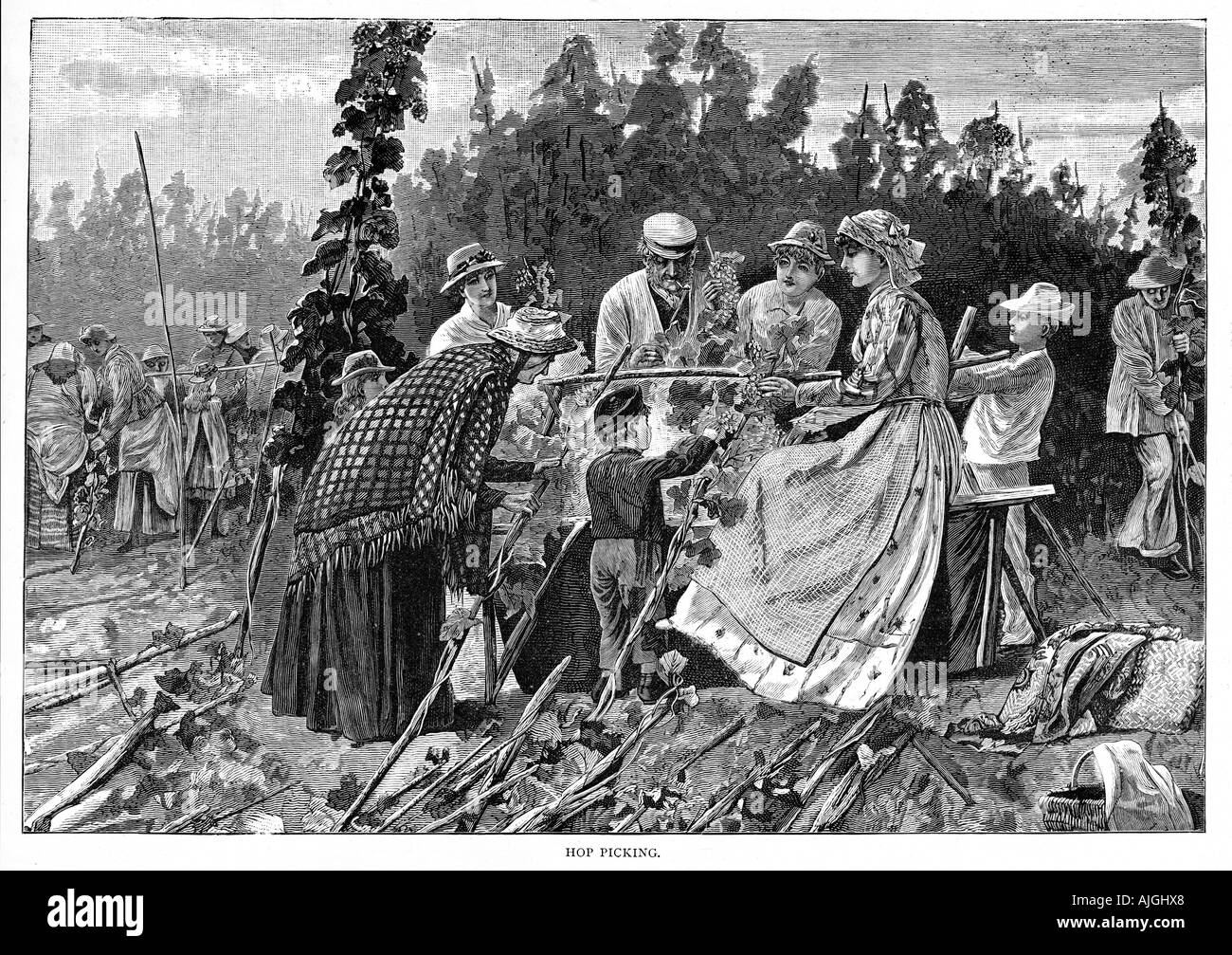 Hop pickers kent hi-res stock photography and images - Alamy