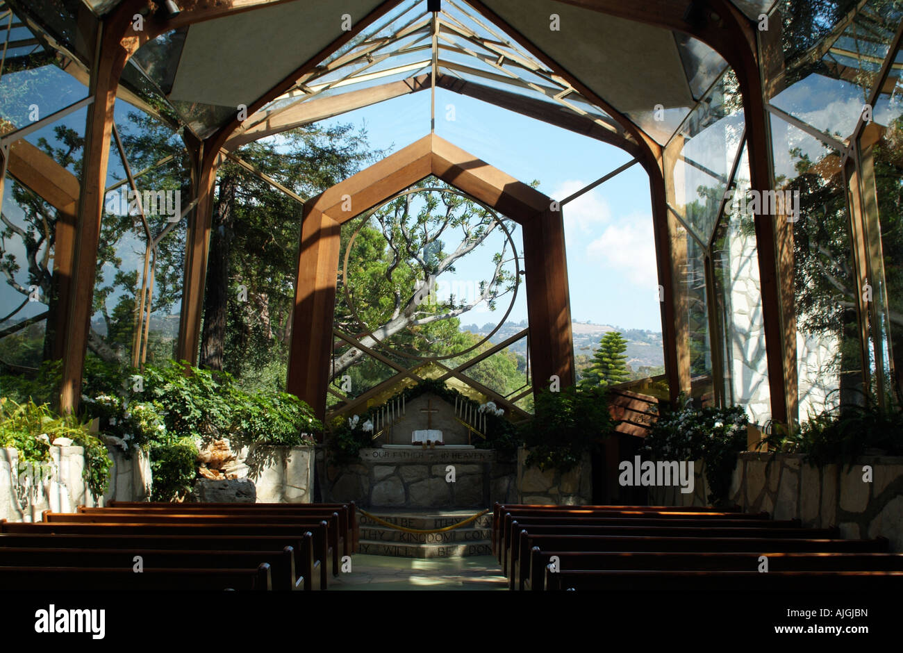 Wayfarer's chapel palos verdes hi-res stock photography and images - Alamy