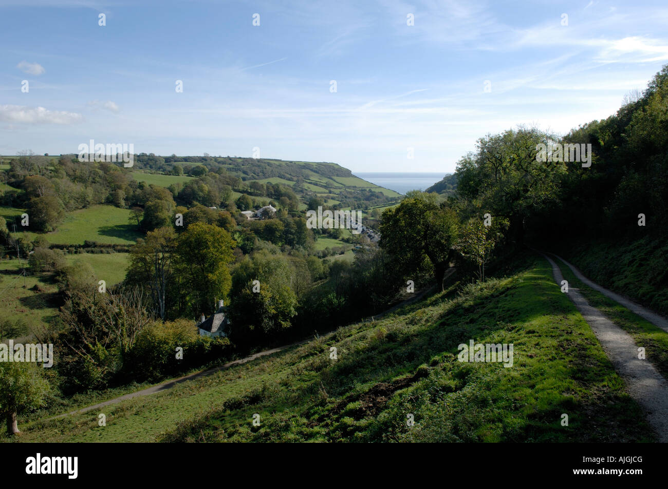 Looking down on village hi-res stock photography and images - Alamy