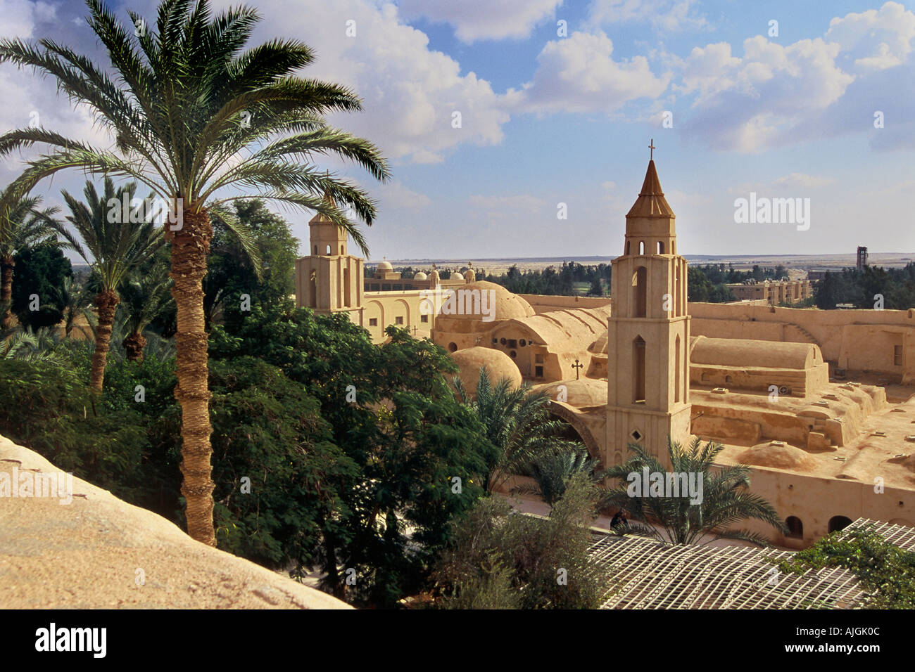 Monastery of Deir al Anba Bishoi in Wadi Natrun Stock Photo - Alamy