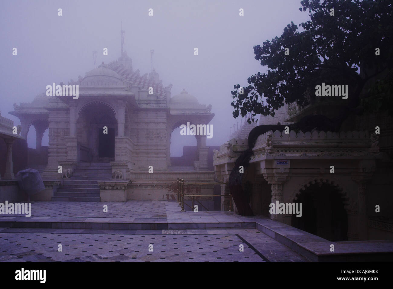 Intricately carved marble Temple and Shrine at Palitana Gujarat India ...