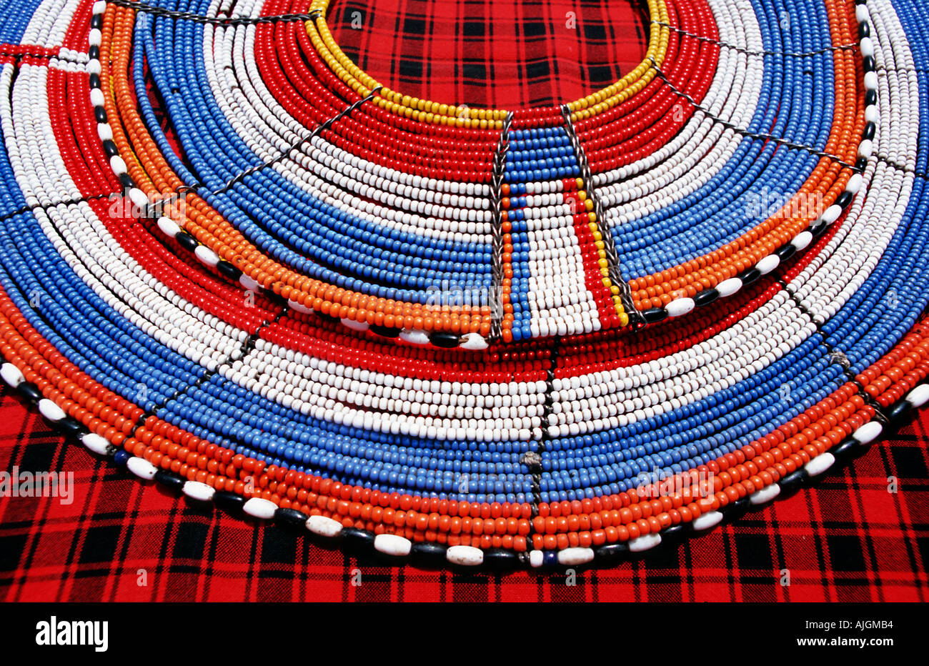 Africa pattern textile kenya beads hi-res stock photography and images ...