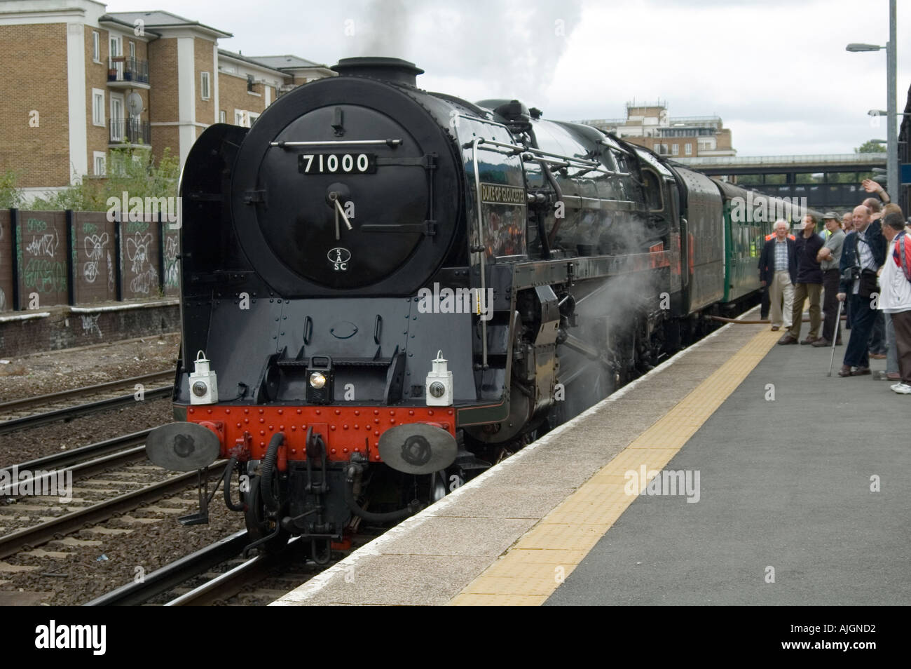 The Unique Locomotive Duke of Gloucester taking water at Kensington ...