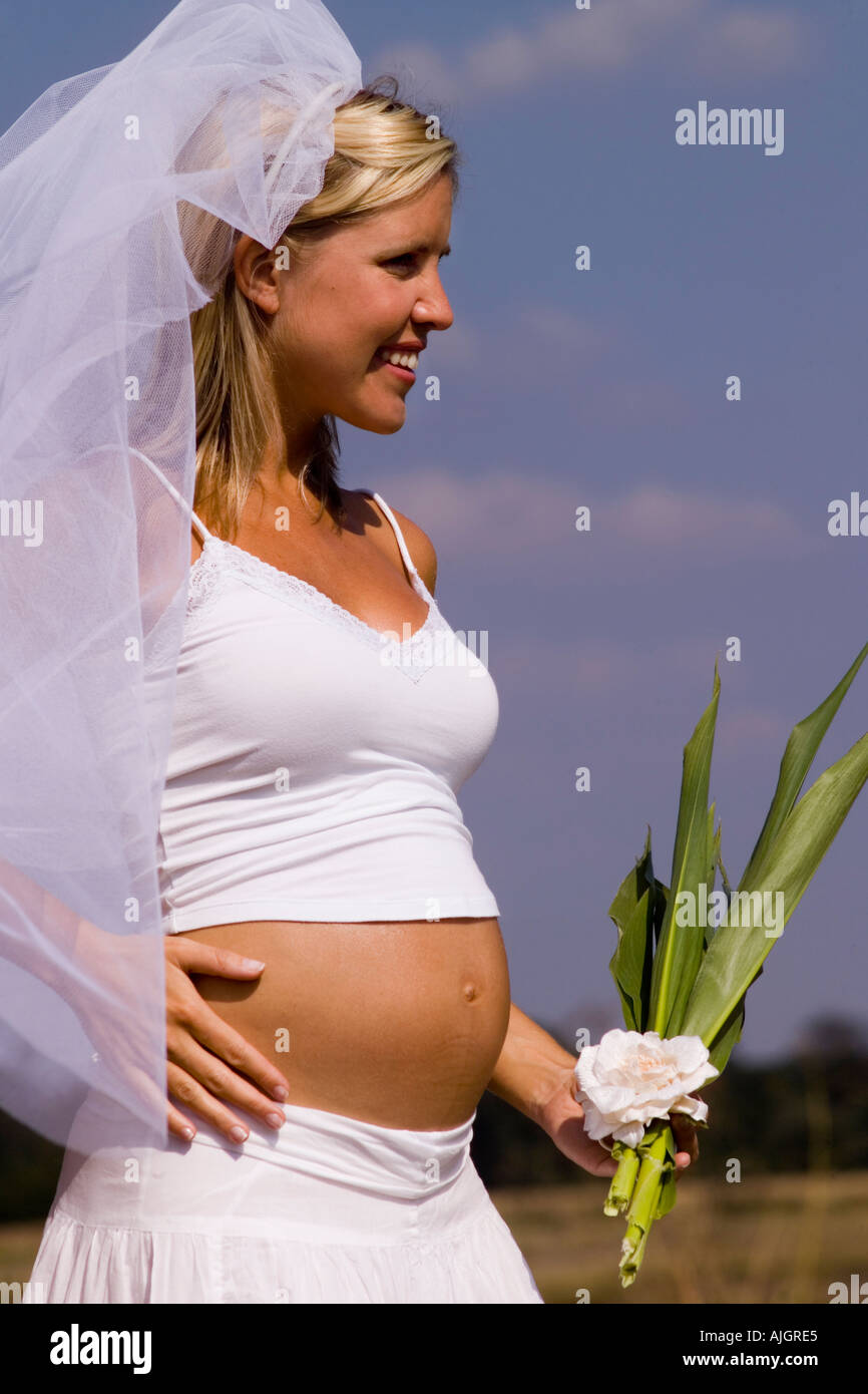 3520 Lucy pregnant Model released Stock Photo - Alamy