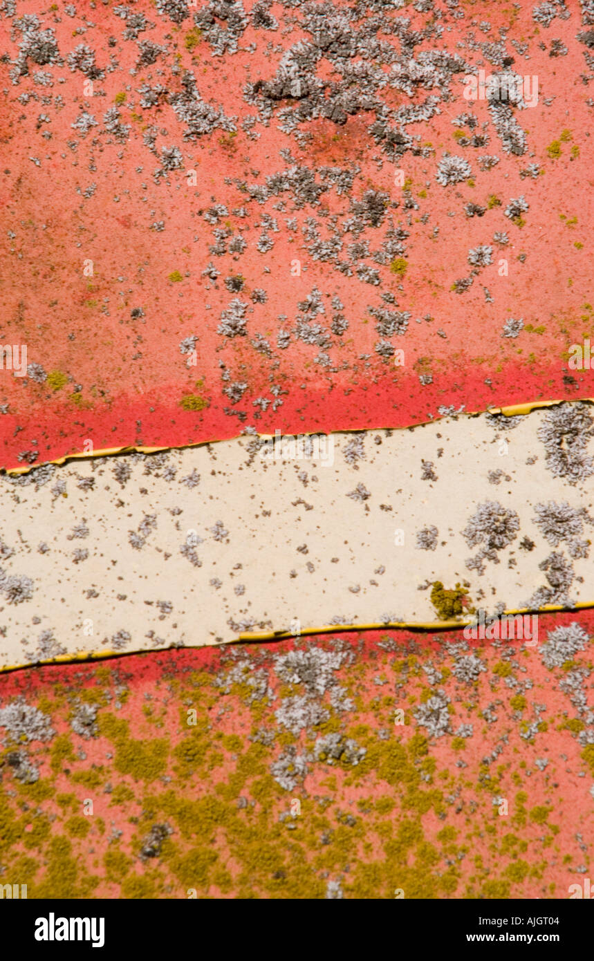 3522 Faded red paint Stock Photo - Alamy