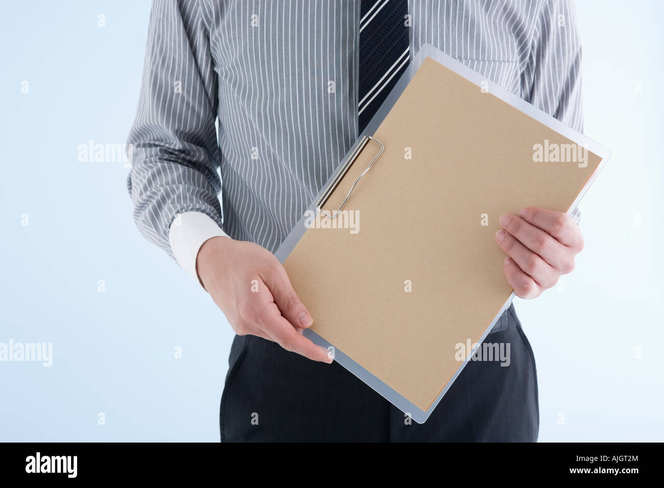 Midsection of man clipboard hi-res stock photography and images - Alamy
