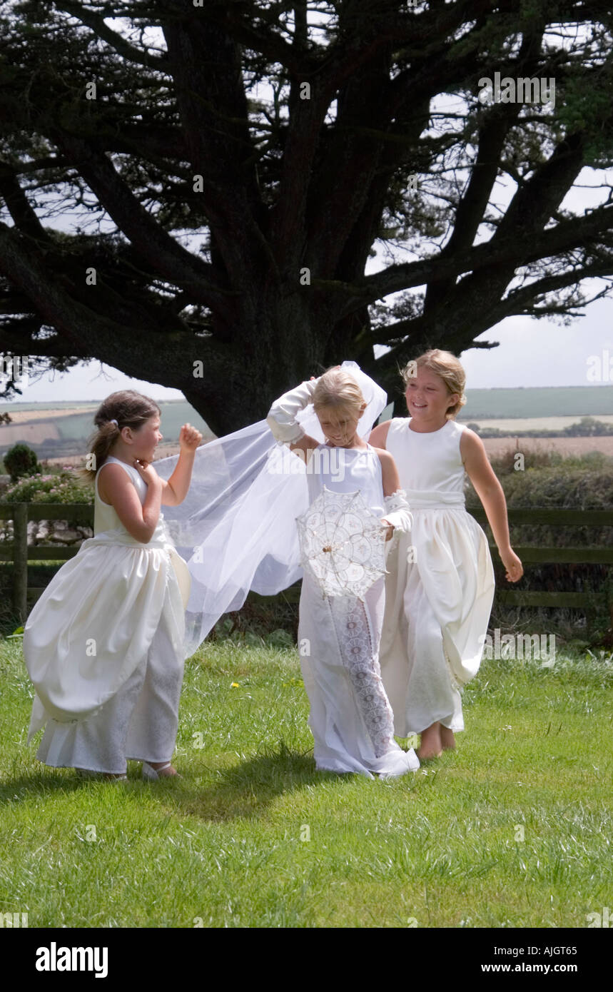 3525 Kids wedding Model released Stock Photo - Alamy