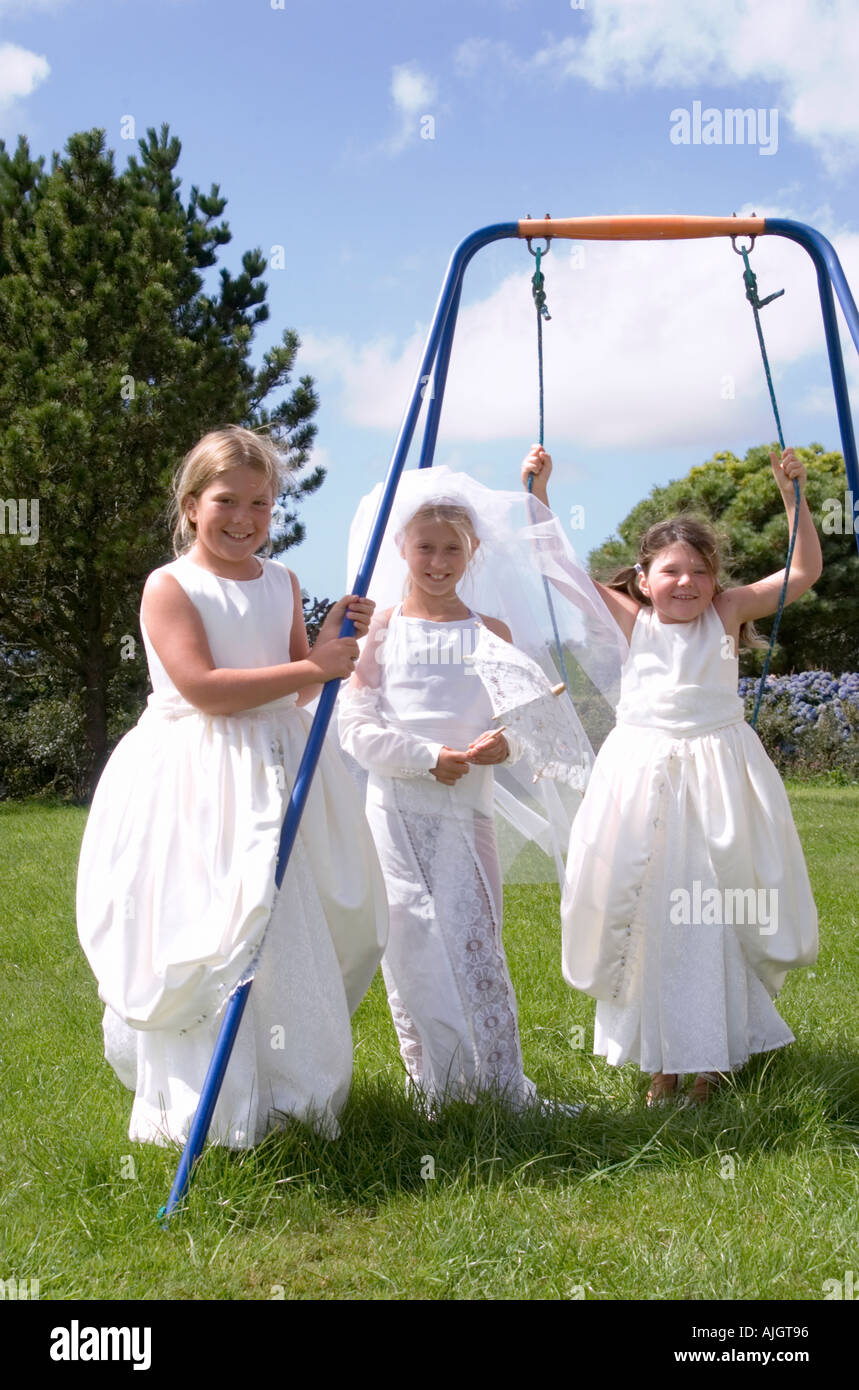 3525 Kids wedding Model released Stock Photo - Alamy
