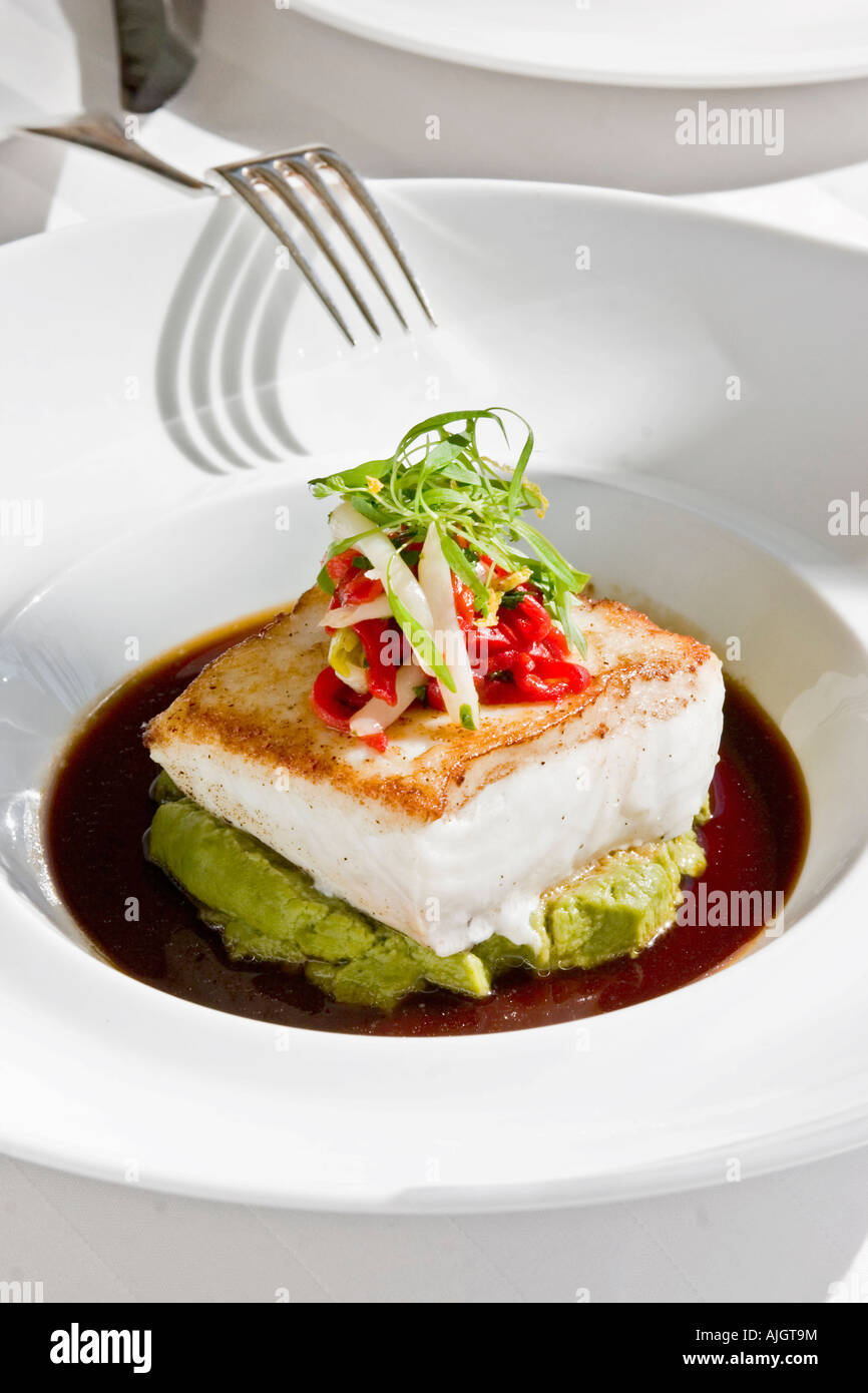 Close up of food on plate Stock Photo - Alamy