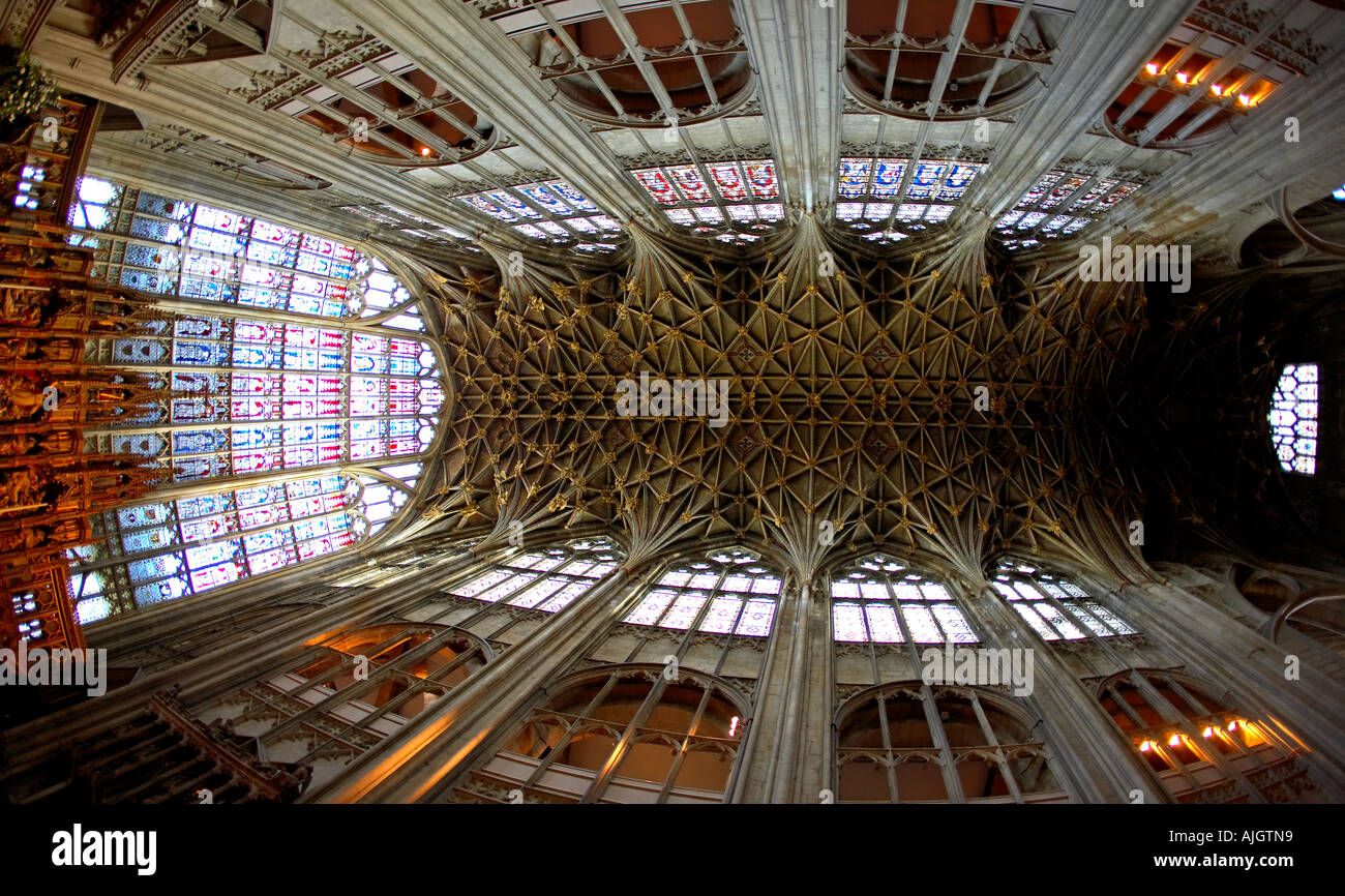Ceiling of Gloucester Cathedral Stock Photo - Alamy