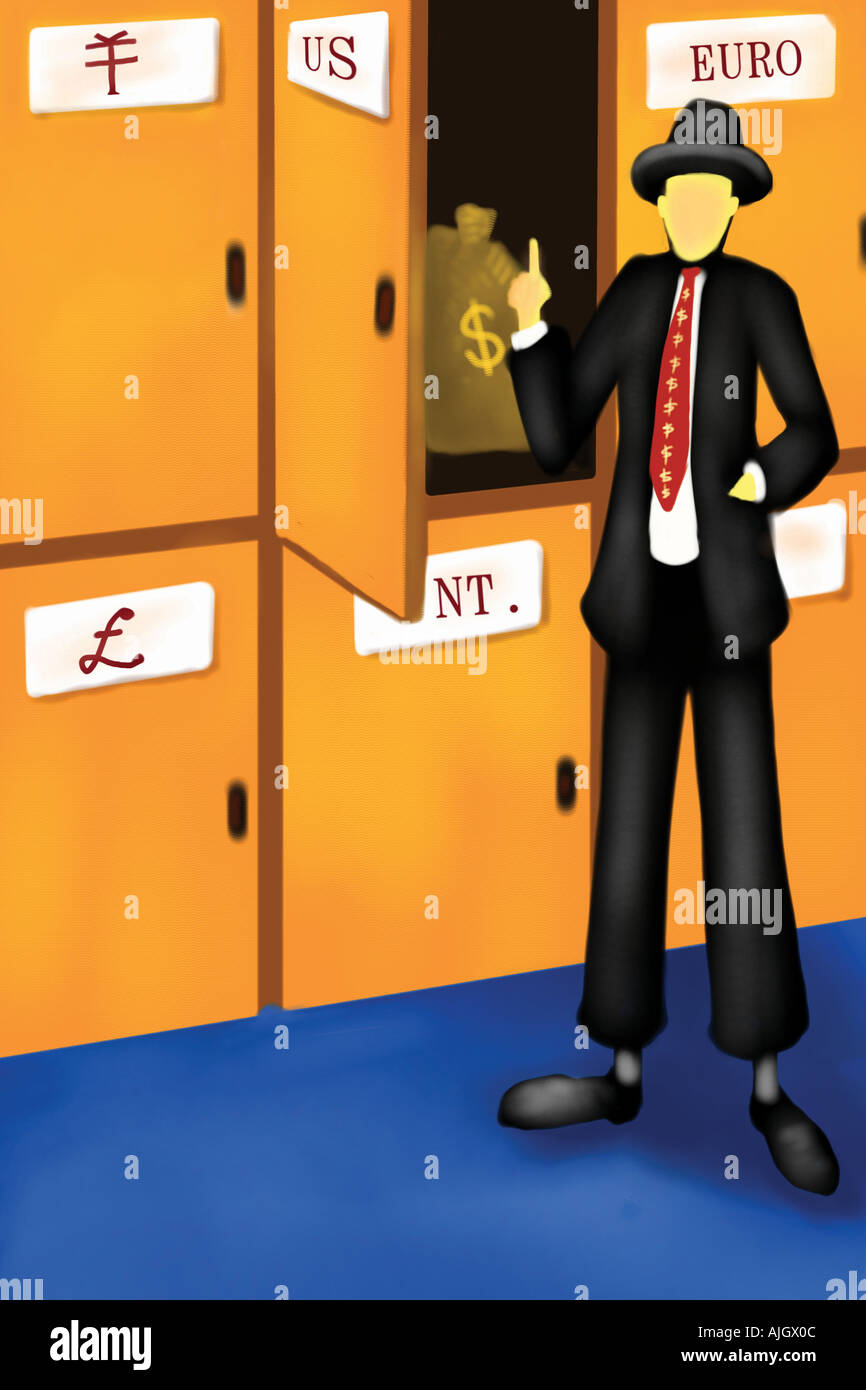 Money in a locker hi-res stock photography and images - Alamy