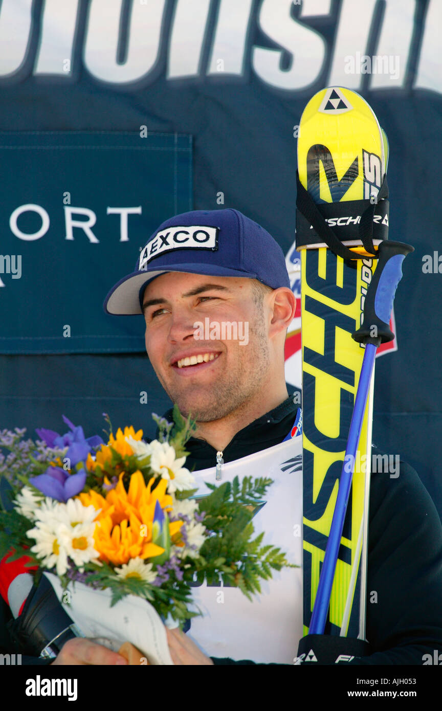 Jake Zamansky at the men s giant slalom 2004 Chevrolet Alpine National ...