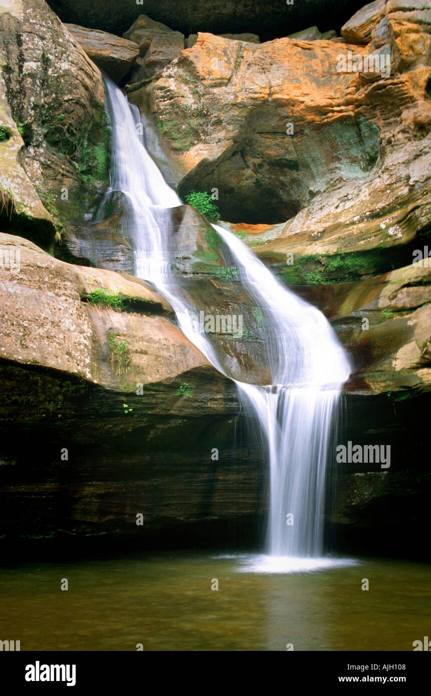 Cedar Falls Hocking Hills State Park Ohio Stock Photo - Alamy