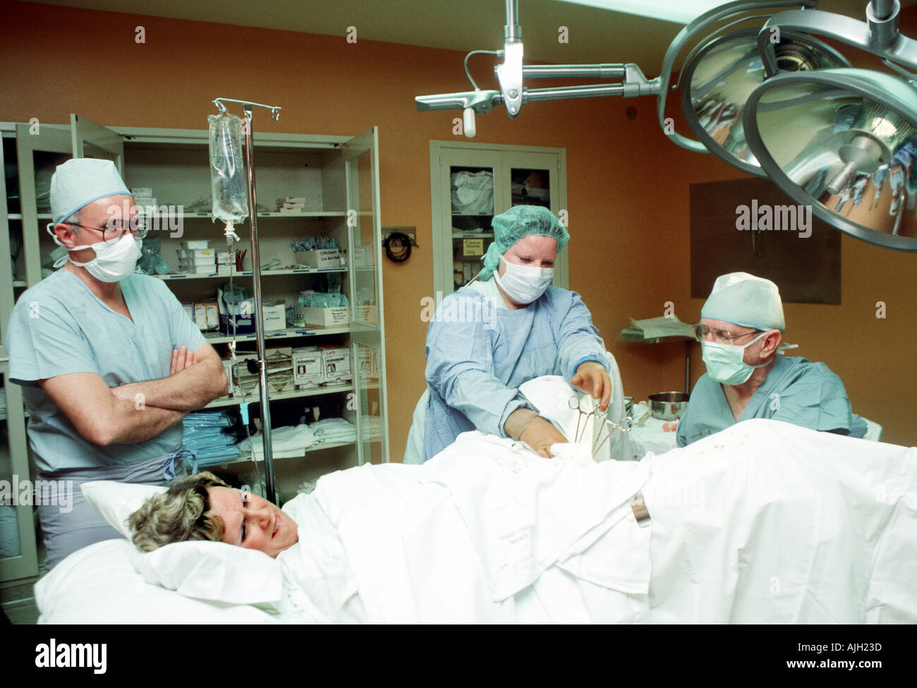 Medical hospital operating room procedure Stock Photo - Alamy