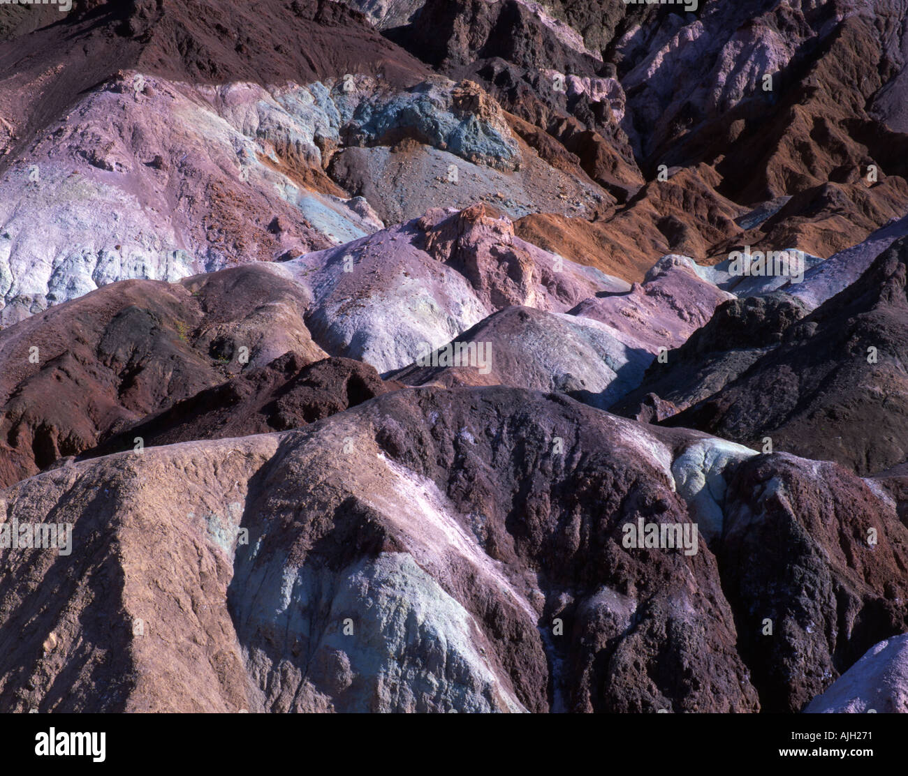 Colours caused by the oxidation of metals at the Artists Palette in ...