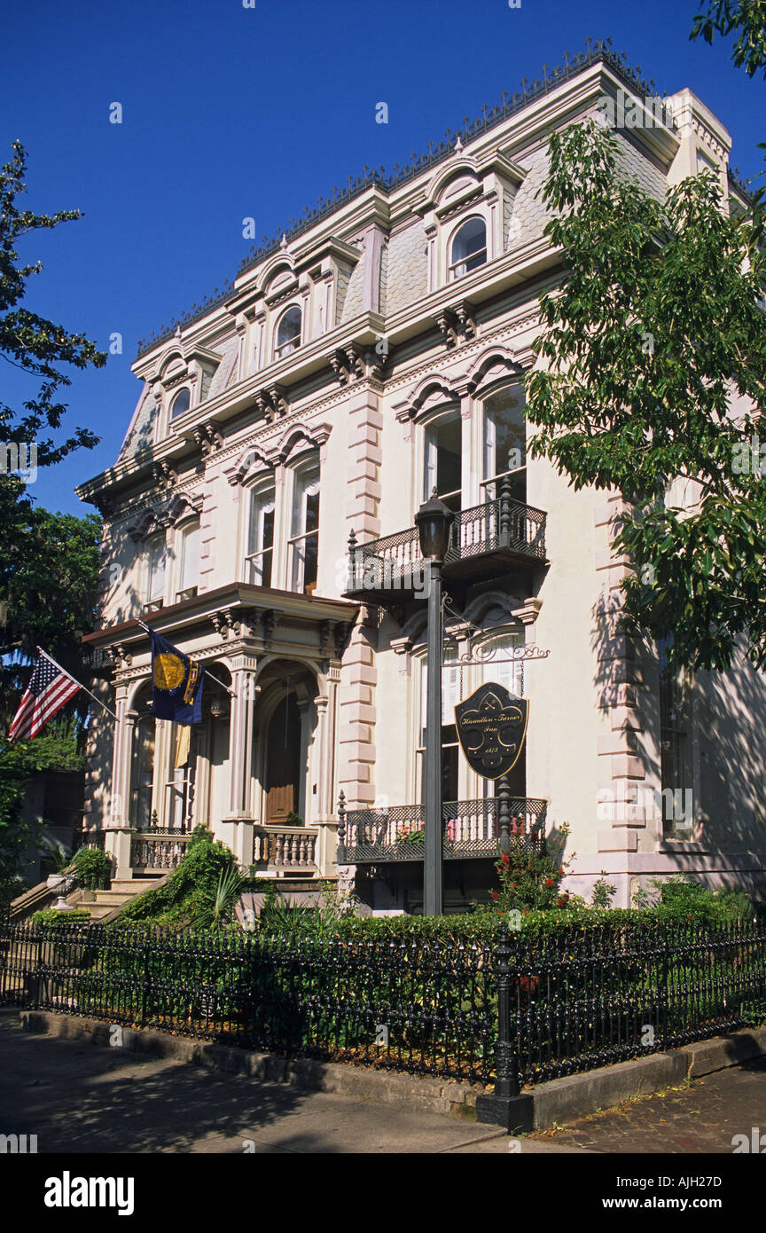 Georgia Savannah Hamilton Turner Inn built 1873 historic inn Stock ...