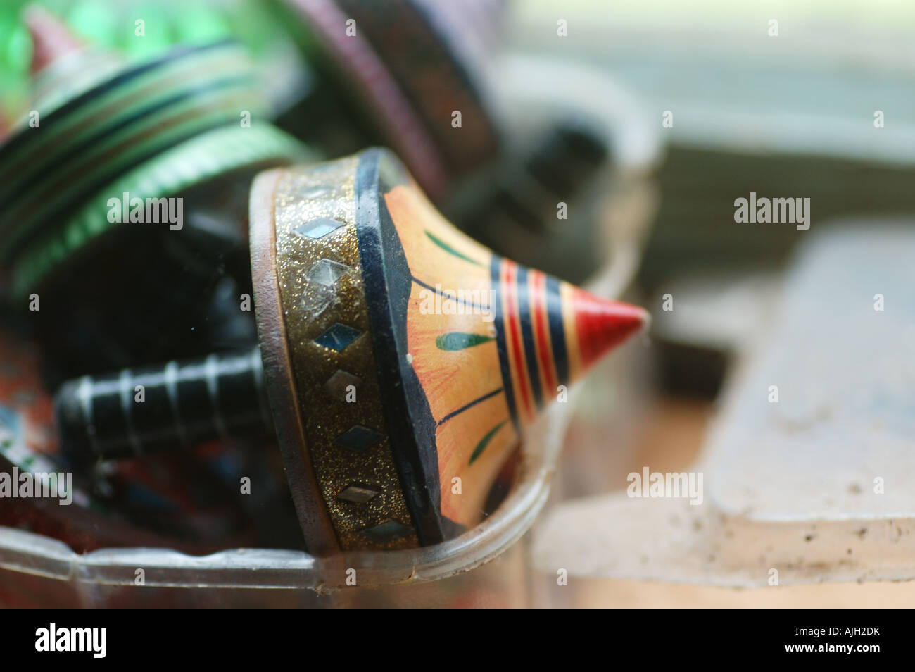 tiny toy top Stock Photo - Alamy