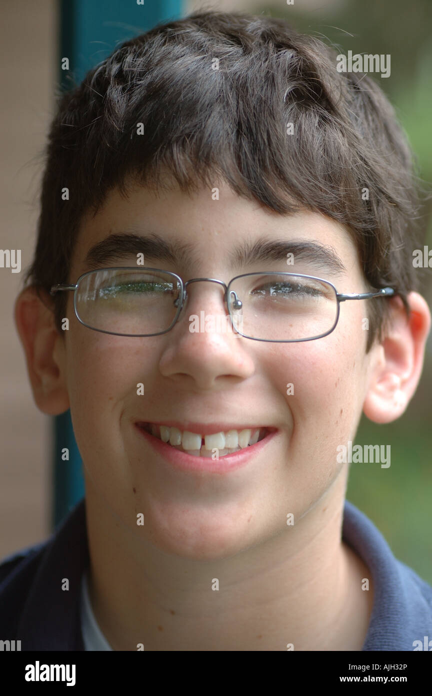 young boy 13 Stock Photo - Alamy