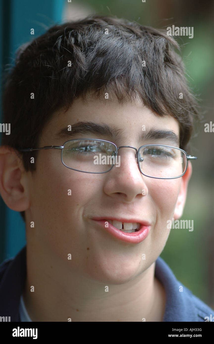 young boy 13 Stock Photo - Alamy