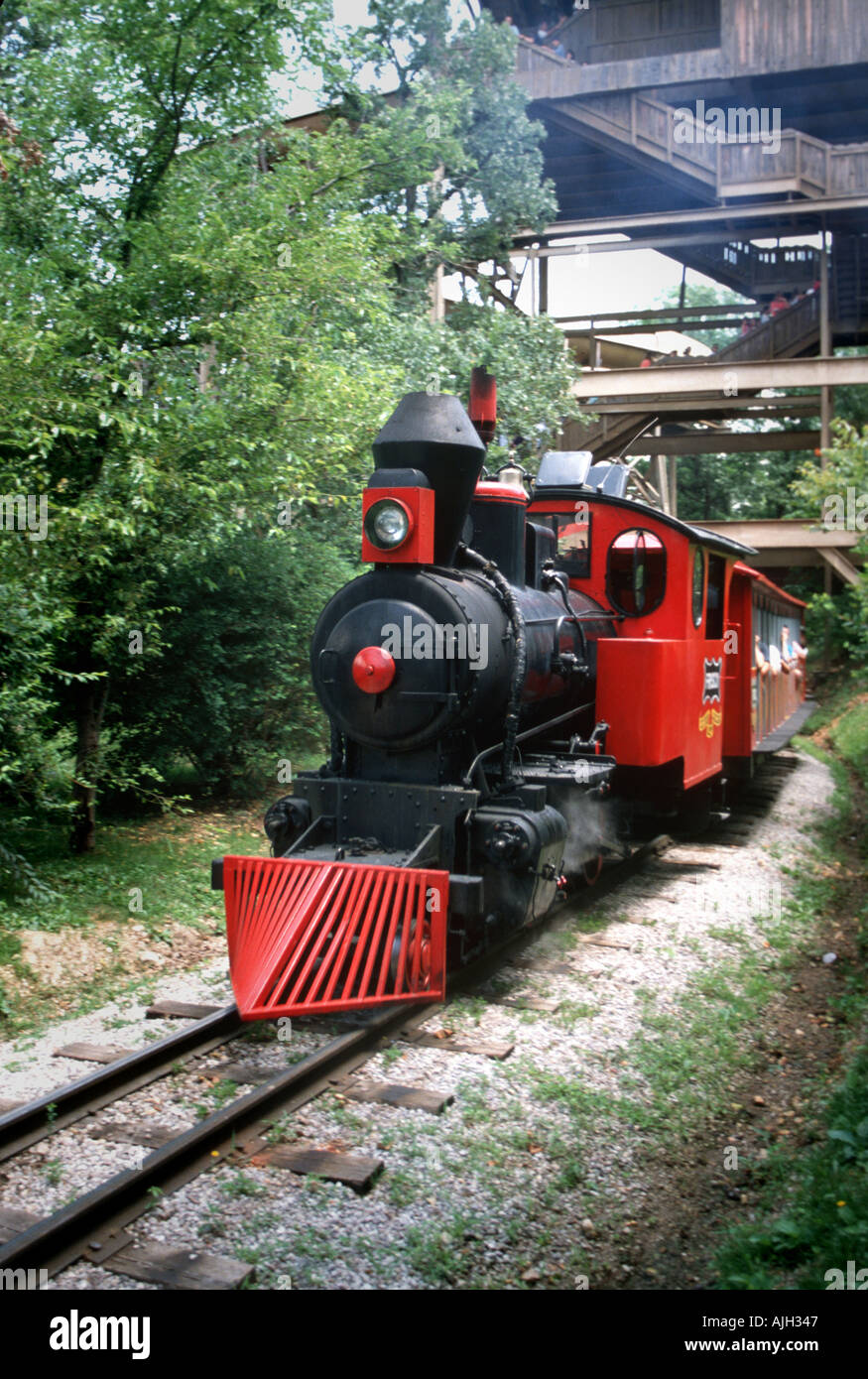 DM Steam Locomotive Branson Missouri Stock Photo - Alamy