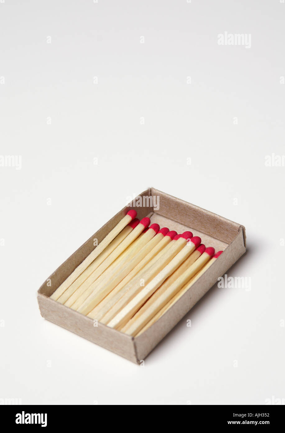 wooden matches in match box Stock Photo - Alamy
