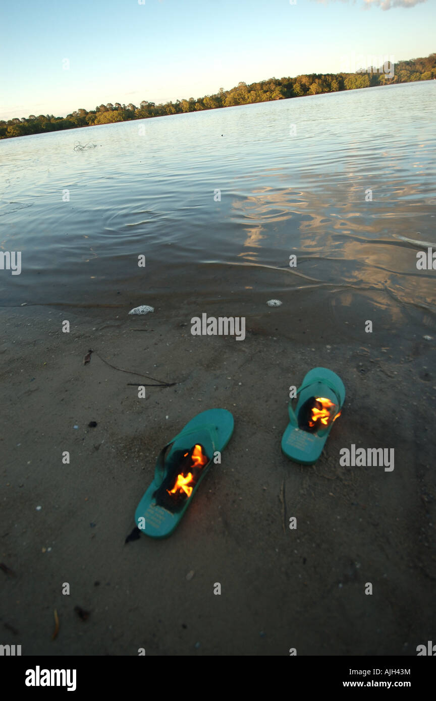 Feet flames hi-res stock photography and images - Alamy