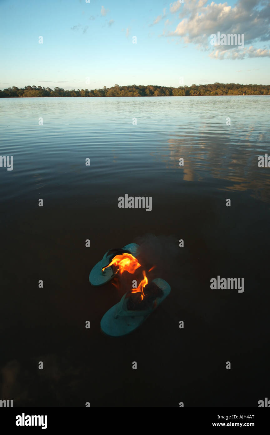 Burning feet hi-res stock photography and images - Alamy