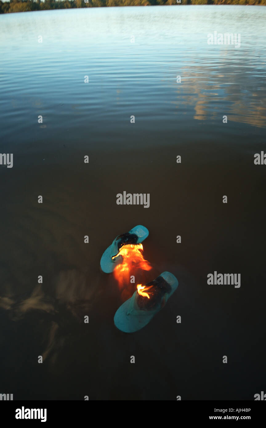 Burning feet hi-res stock photography and images - Alamy