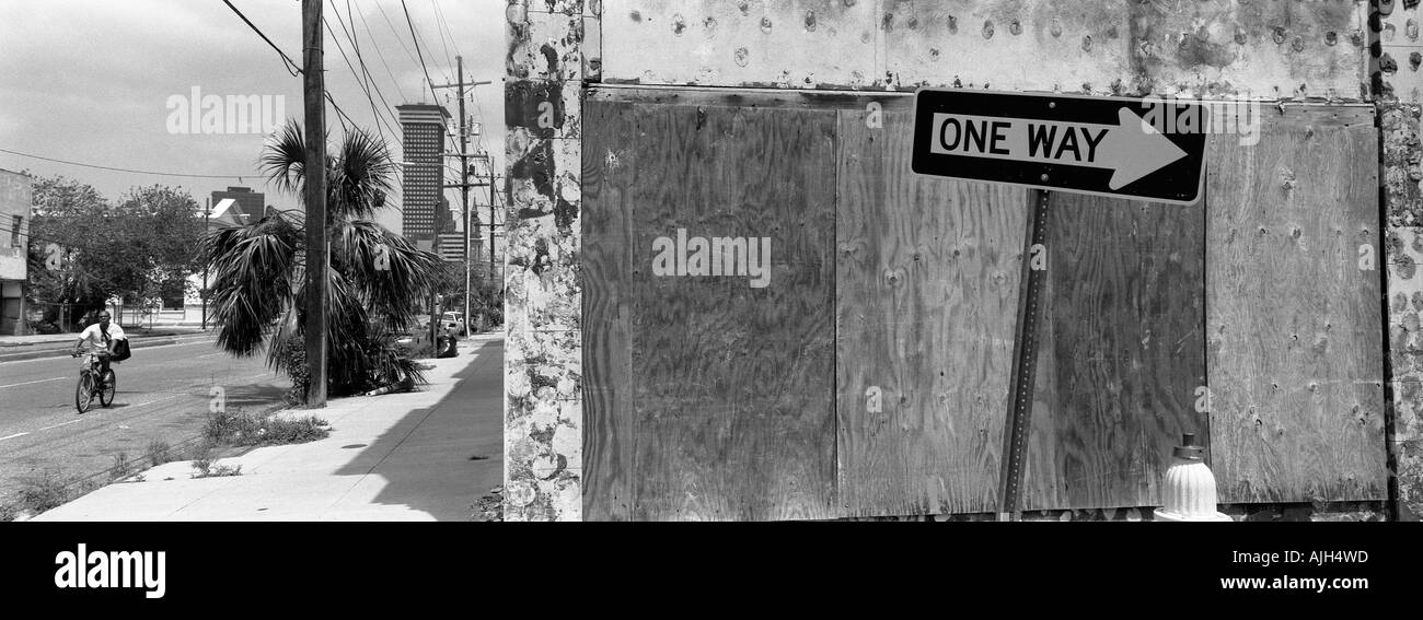 New Orleans six months after hurricane Katrina Central City district ...