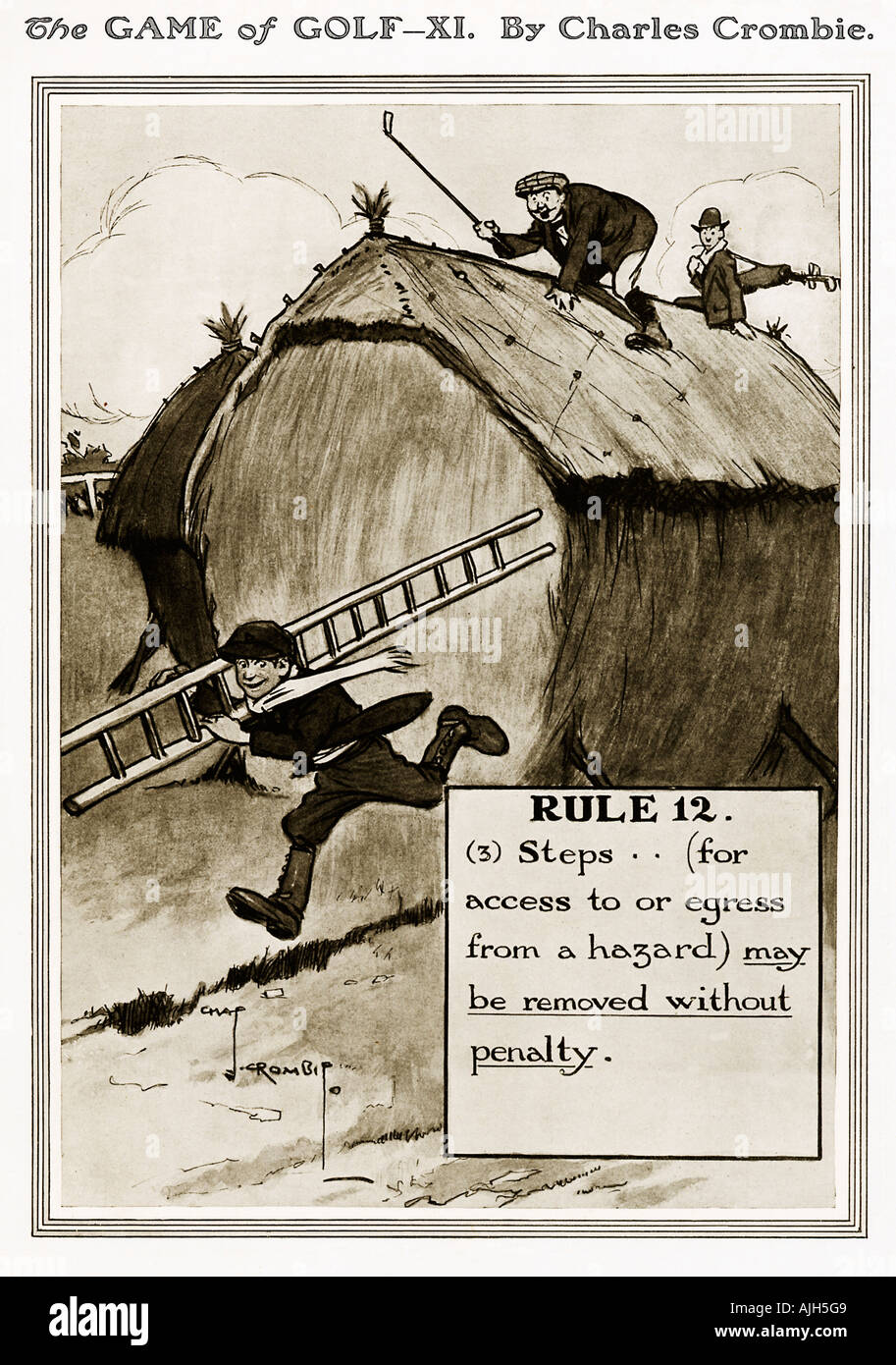 Rules Of Golf XI Chas Crombies guide to the Edwardian rules Steps may ...