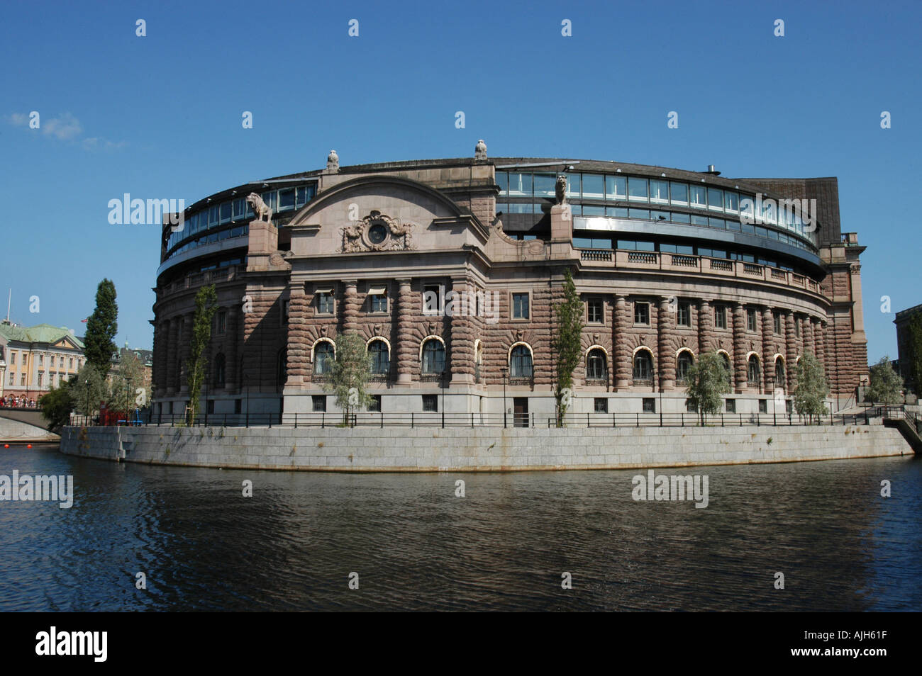 Swedish Parliament Building Stockholm Stock Photo - Alamy