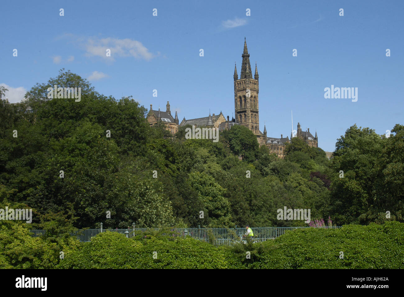 Glasgow University - The Gilbert Scott Building Stock Photo - Alamy