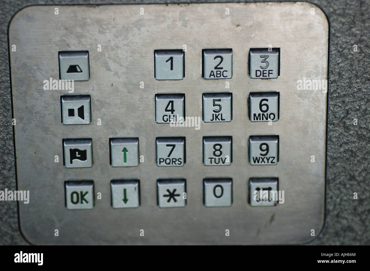 pay phone keypad Stock Photo - Alamy