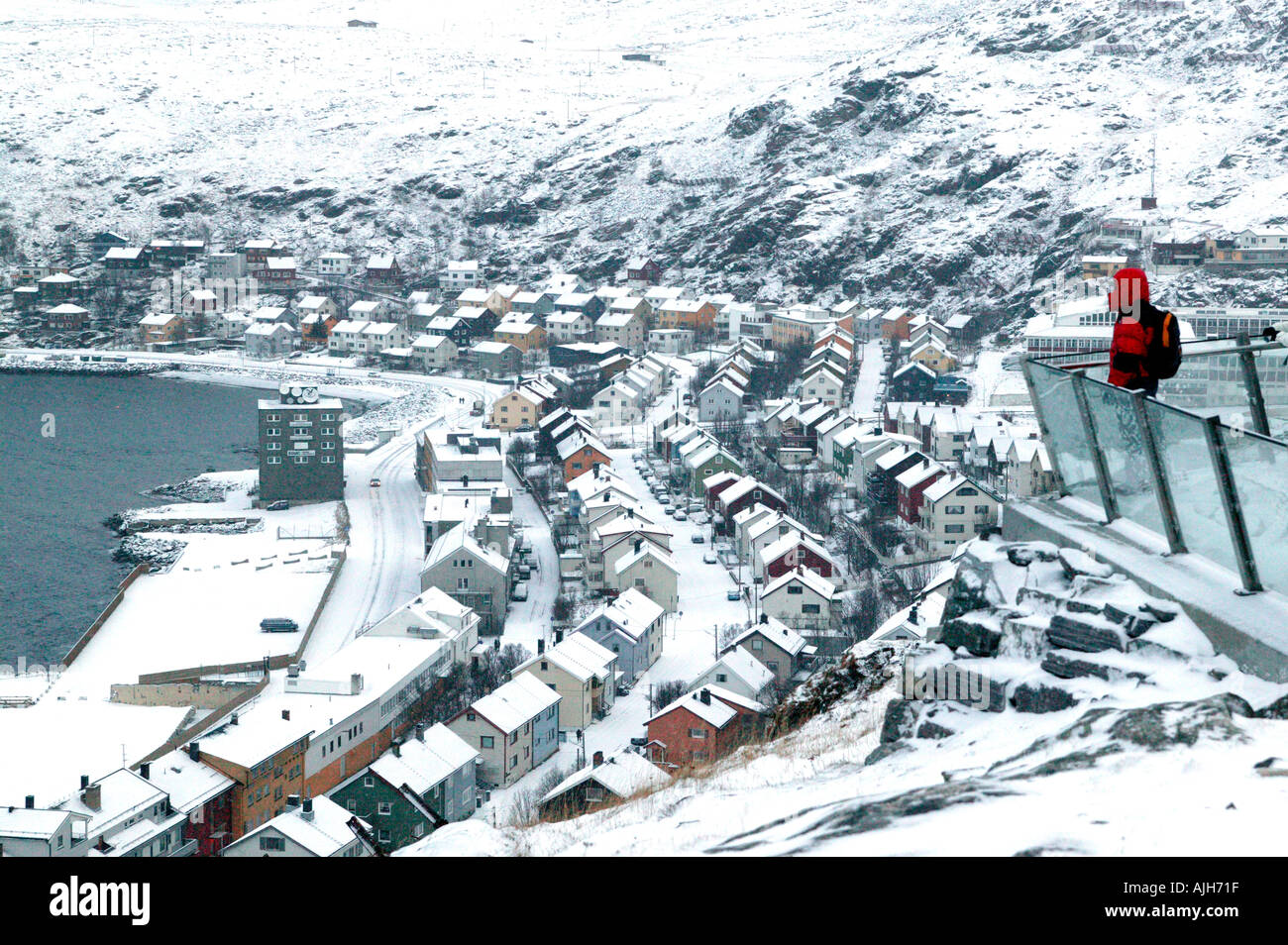 View of Hammerfest town in the Finnmark province in Northern Norway ... View of Hammerfest town in the Finnmark province in Northern Norway ...