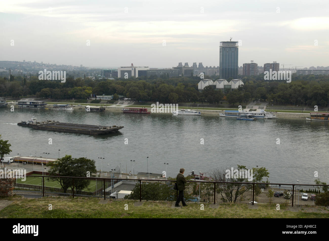 Beograd, river Save Stock Photo - Alamy