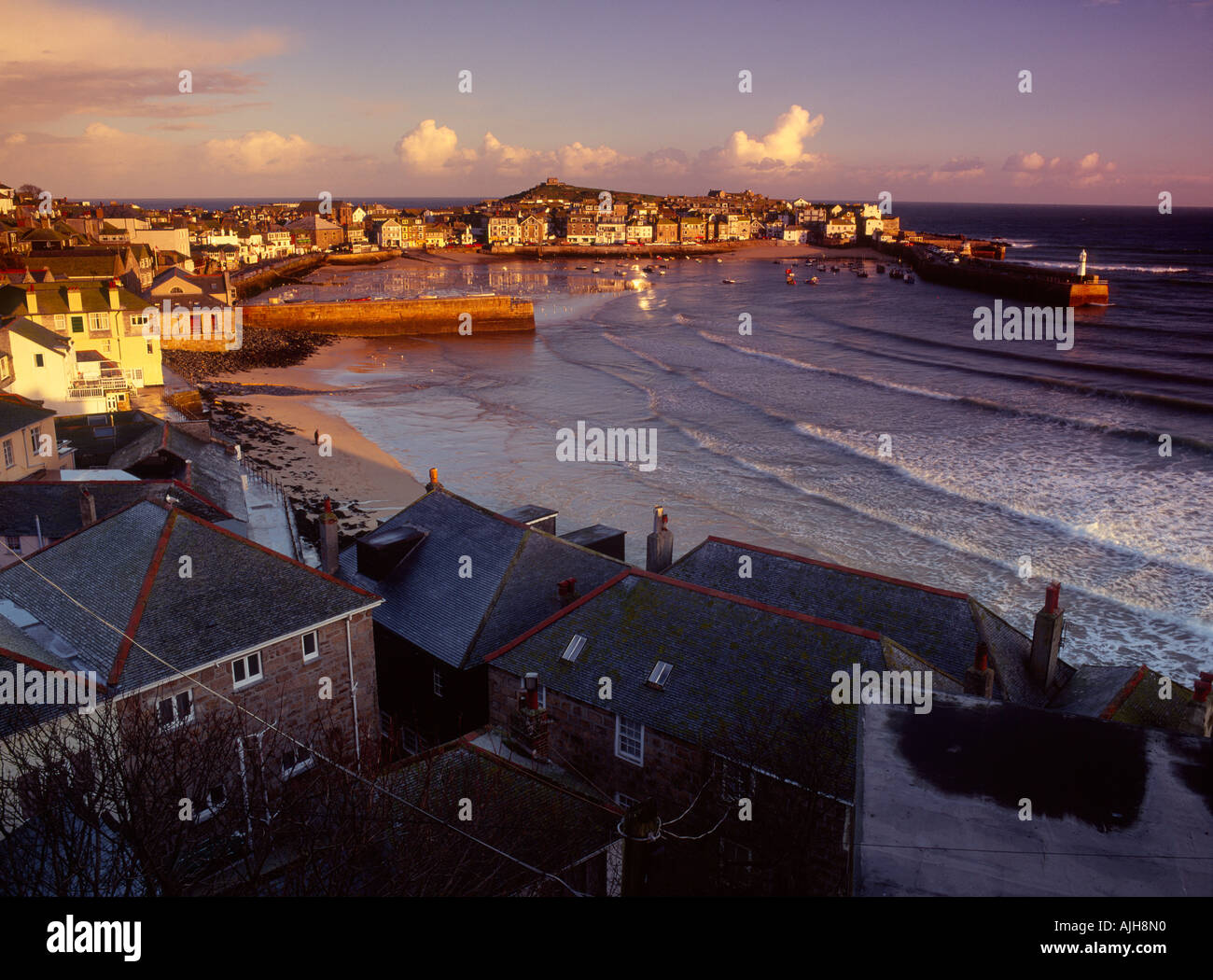 St.Ives Harbour, West Penwith, Cornwall, England Stock Photo - Alamy