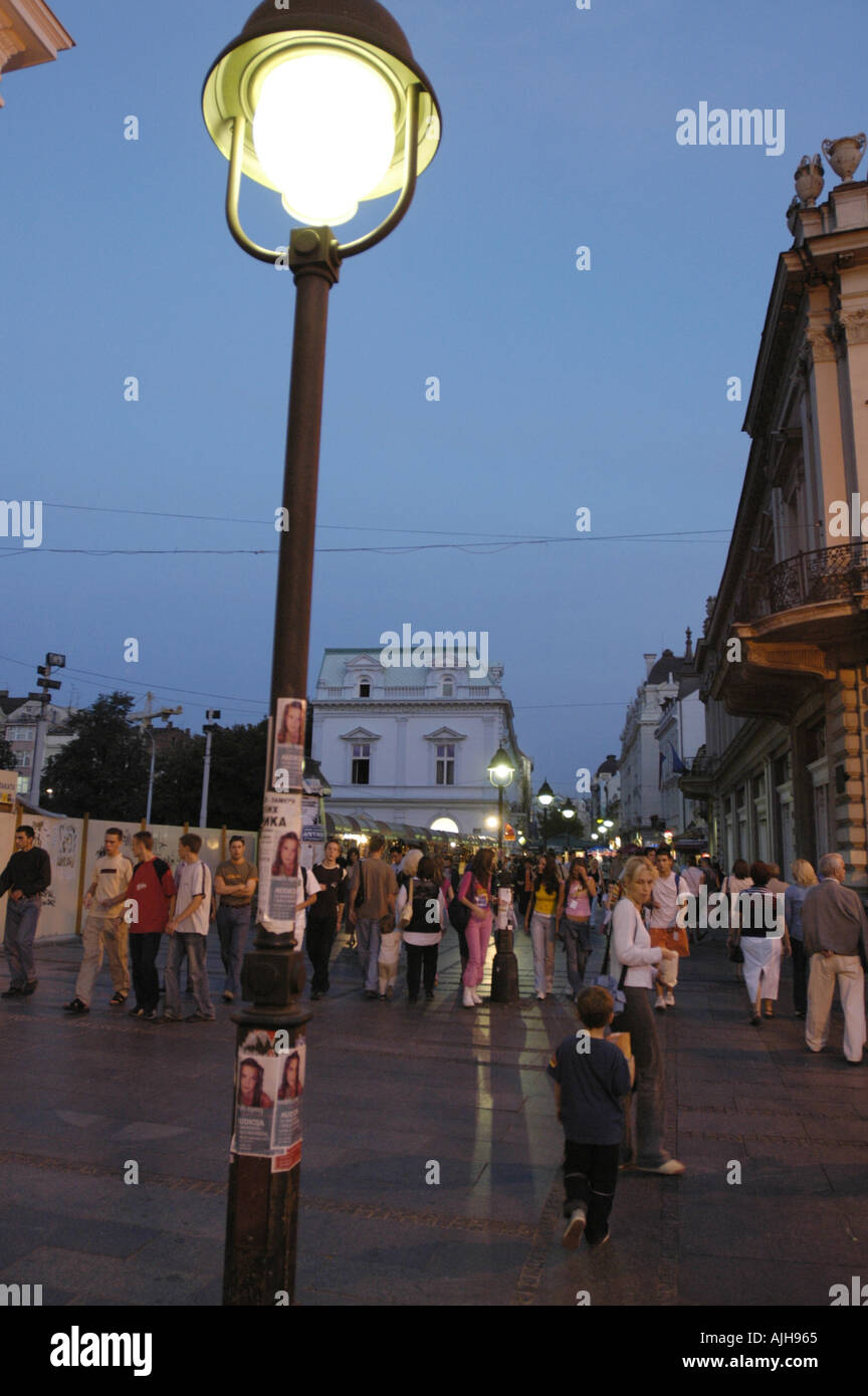 Beograd, city center, pedestrian zone Stock Photo - Alamy