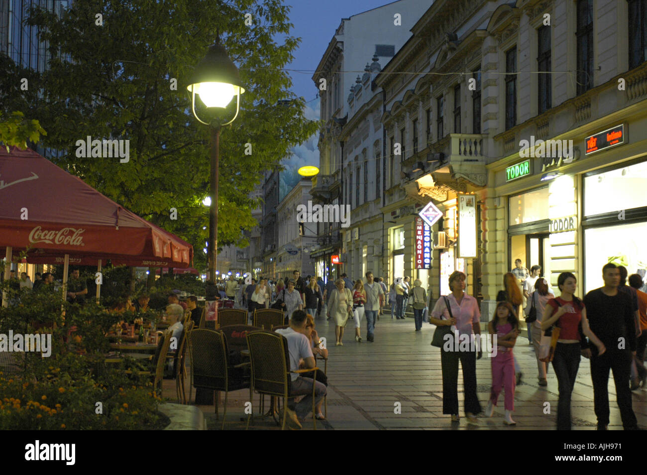 Beograd, city center, pedestrian zone Stock Photo - Alamy